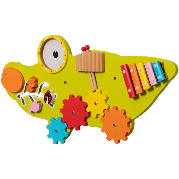ShpilMaster Wooden Alligator Sensory Wall Mounted Learning Activity Center & Reviews | Wayfair